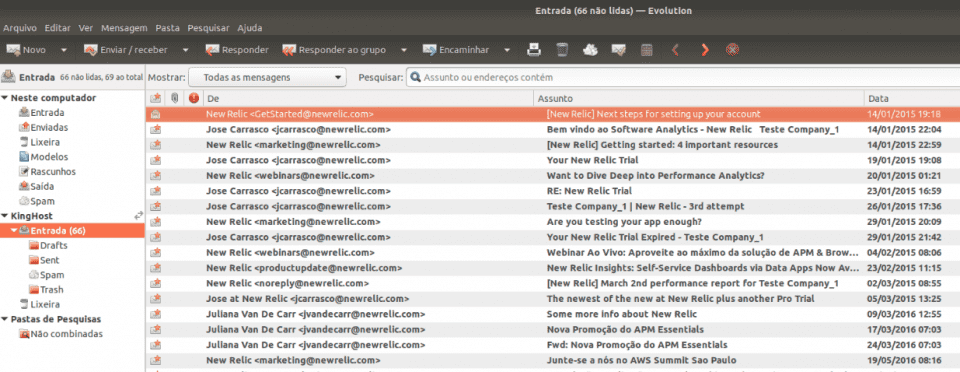 Evolution: Como configurar seu e-mail - kingHost