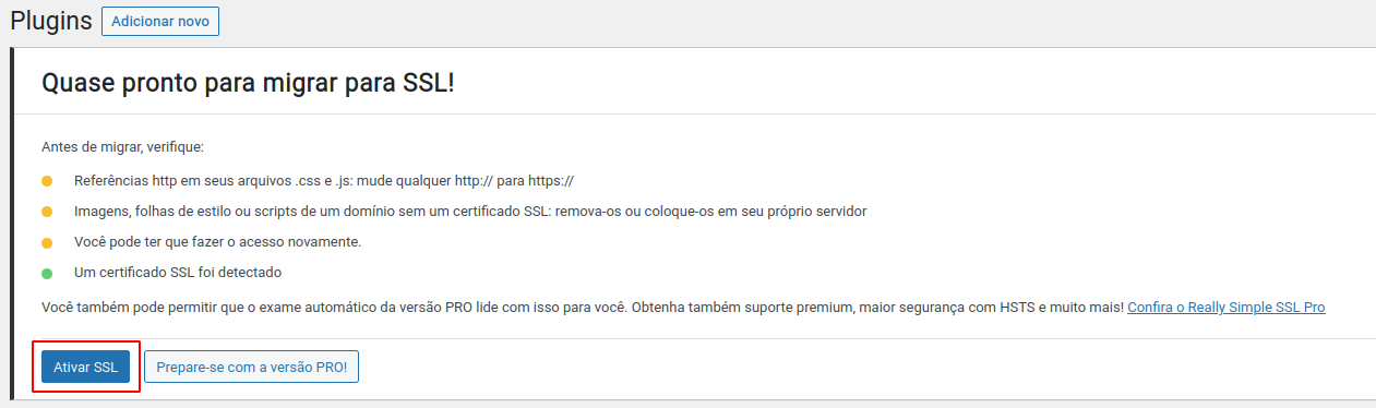 Como instalar e configurar o SSL em um site WordPress - kingHost