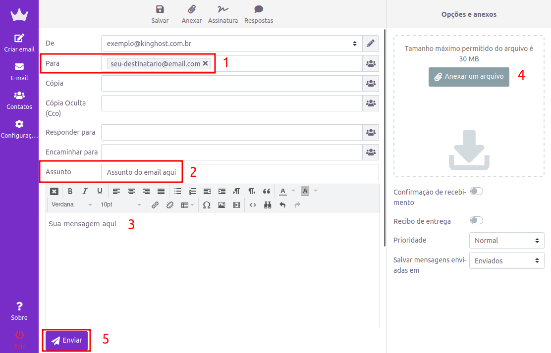 Webmail KingHost – Como utilizar as principais funções